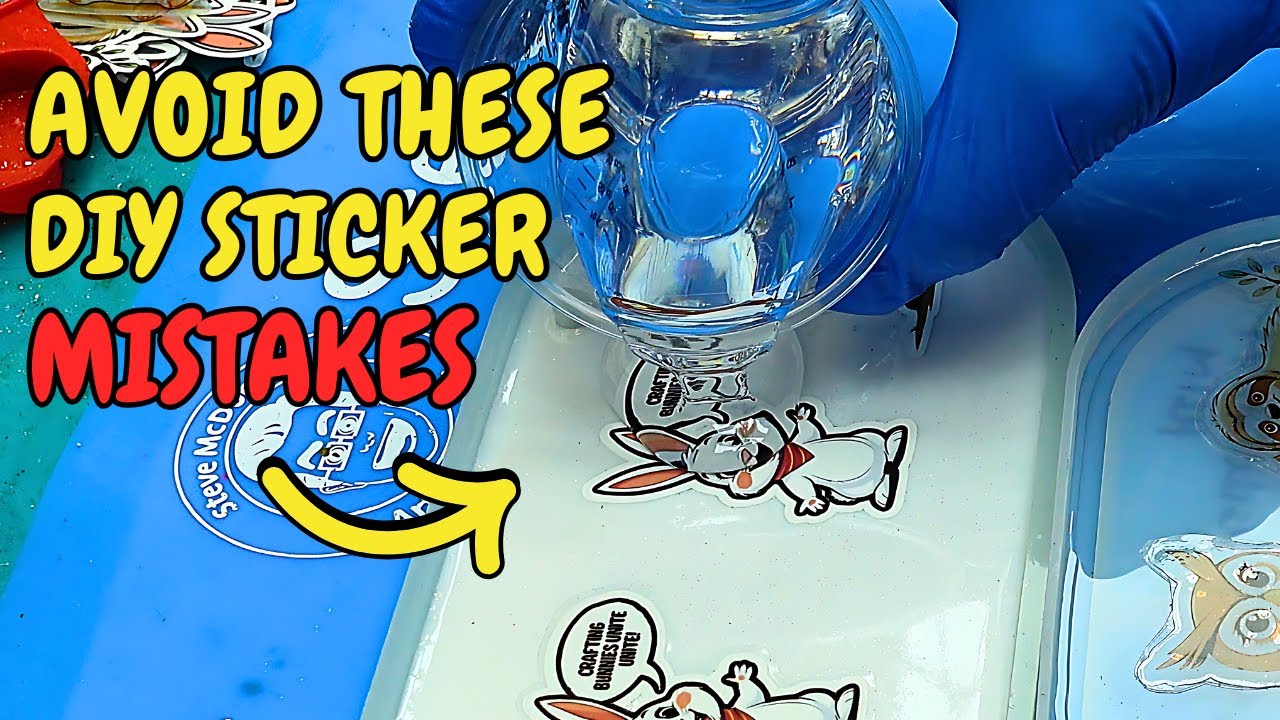 How to Make Your Own Resin Stickers for Decoration and Crafts