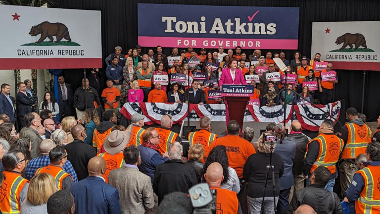Gubernatorial candidate and San Diegan Toni Atkins kicks off statewide tour