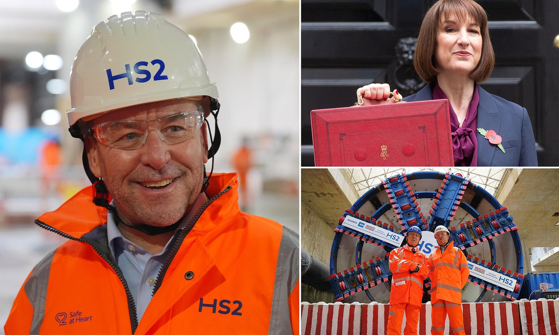 New HS2 boss gets £940,000 pay package as the 'gravy train' rolls on