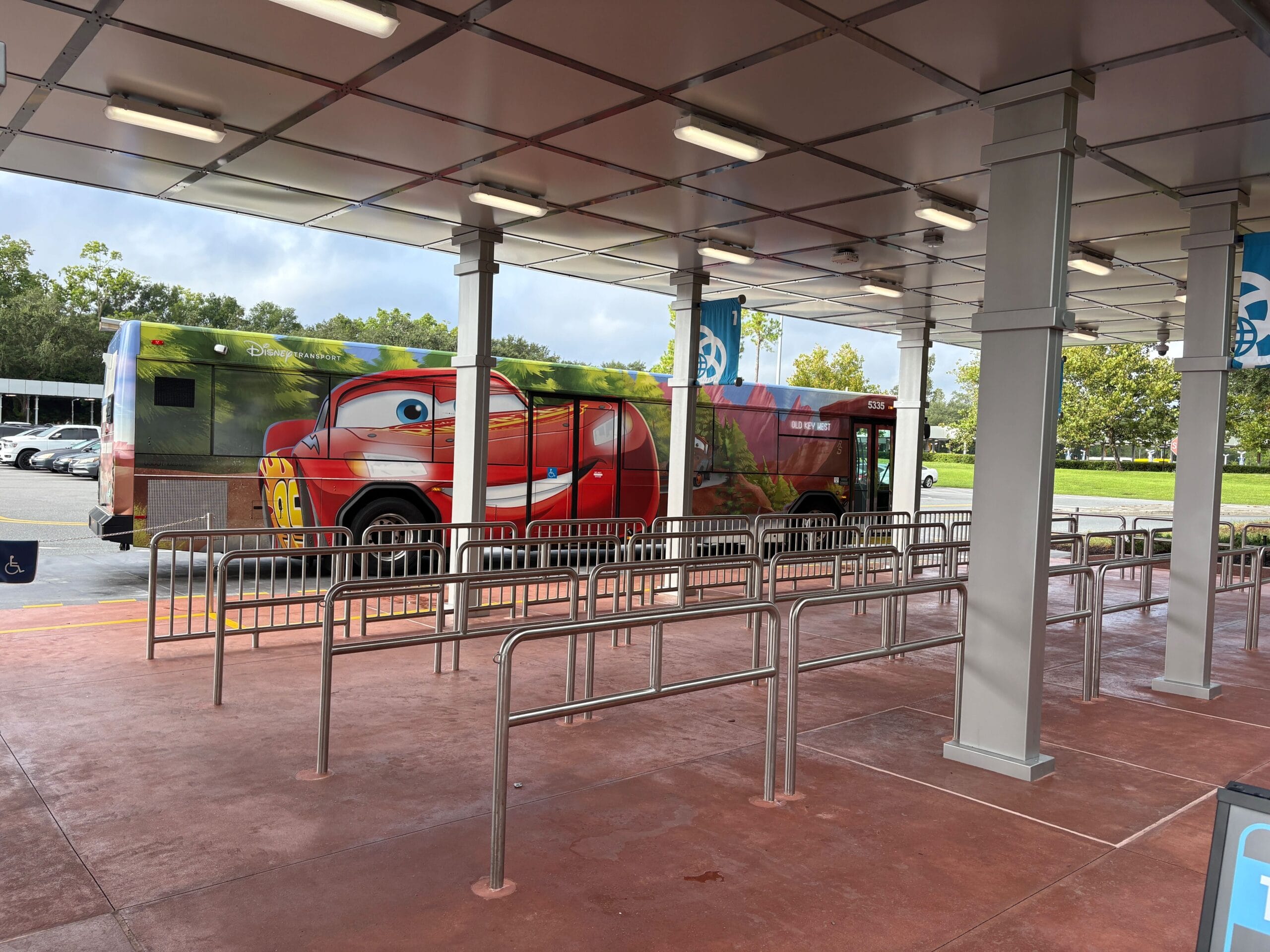 EPCOT Bus Stop Expansion Now Complete