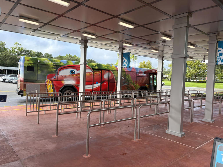 EPCOT Bus Stop Expansion Now Complete