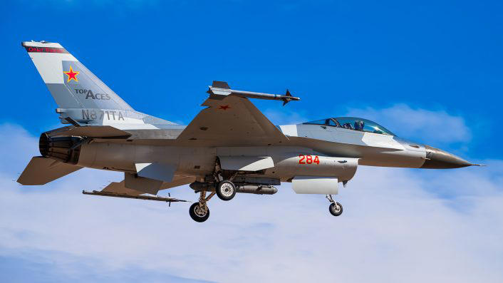 Let's Take Another Look at the Top Aces F-16 Sporting a Russian Su-57 ...