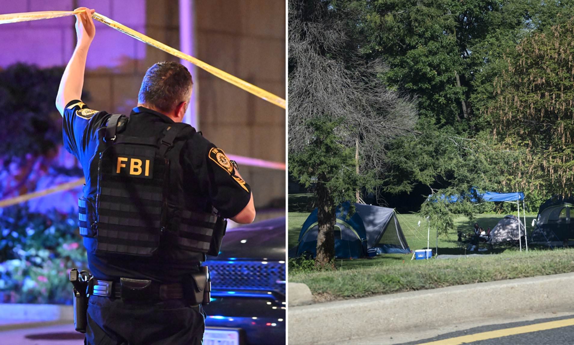 FBI agents begin to flood Washington DC as Trump posts images of ...