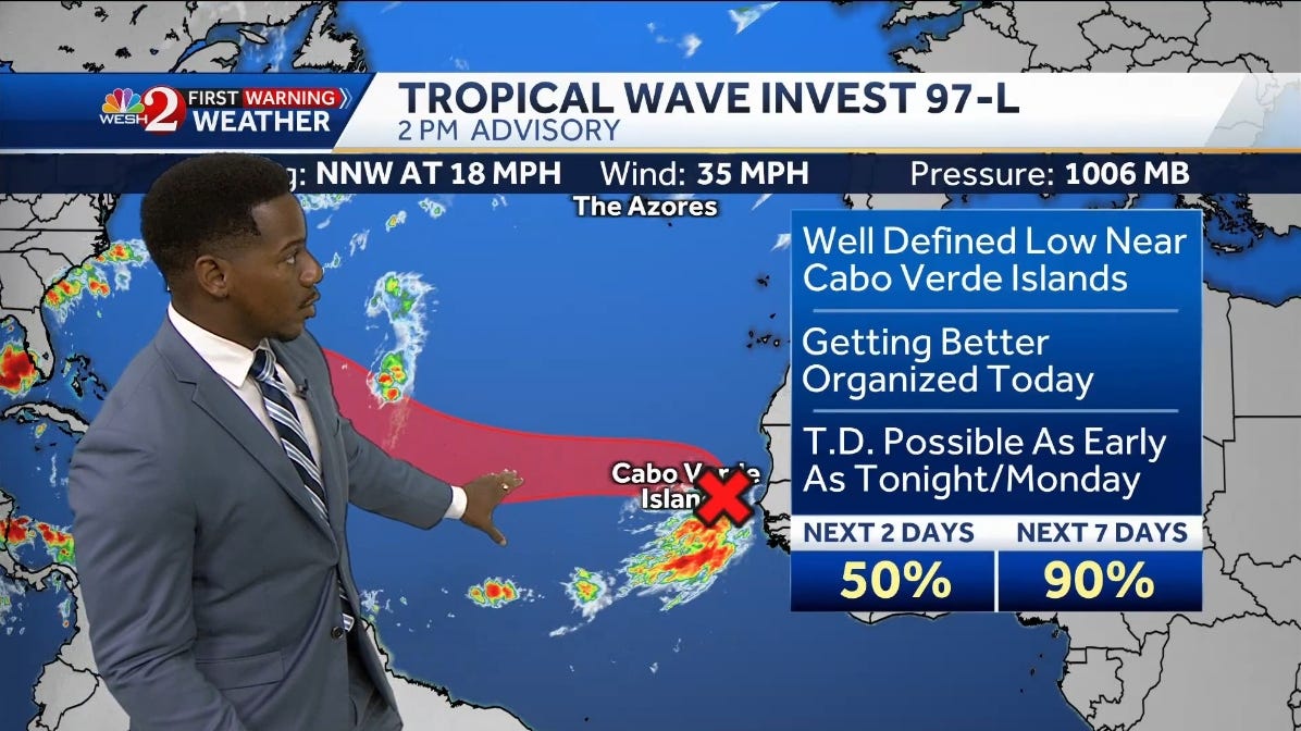 Tracking the Tropics: Invest 97L Poses threat to become the Strongest ...