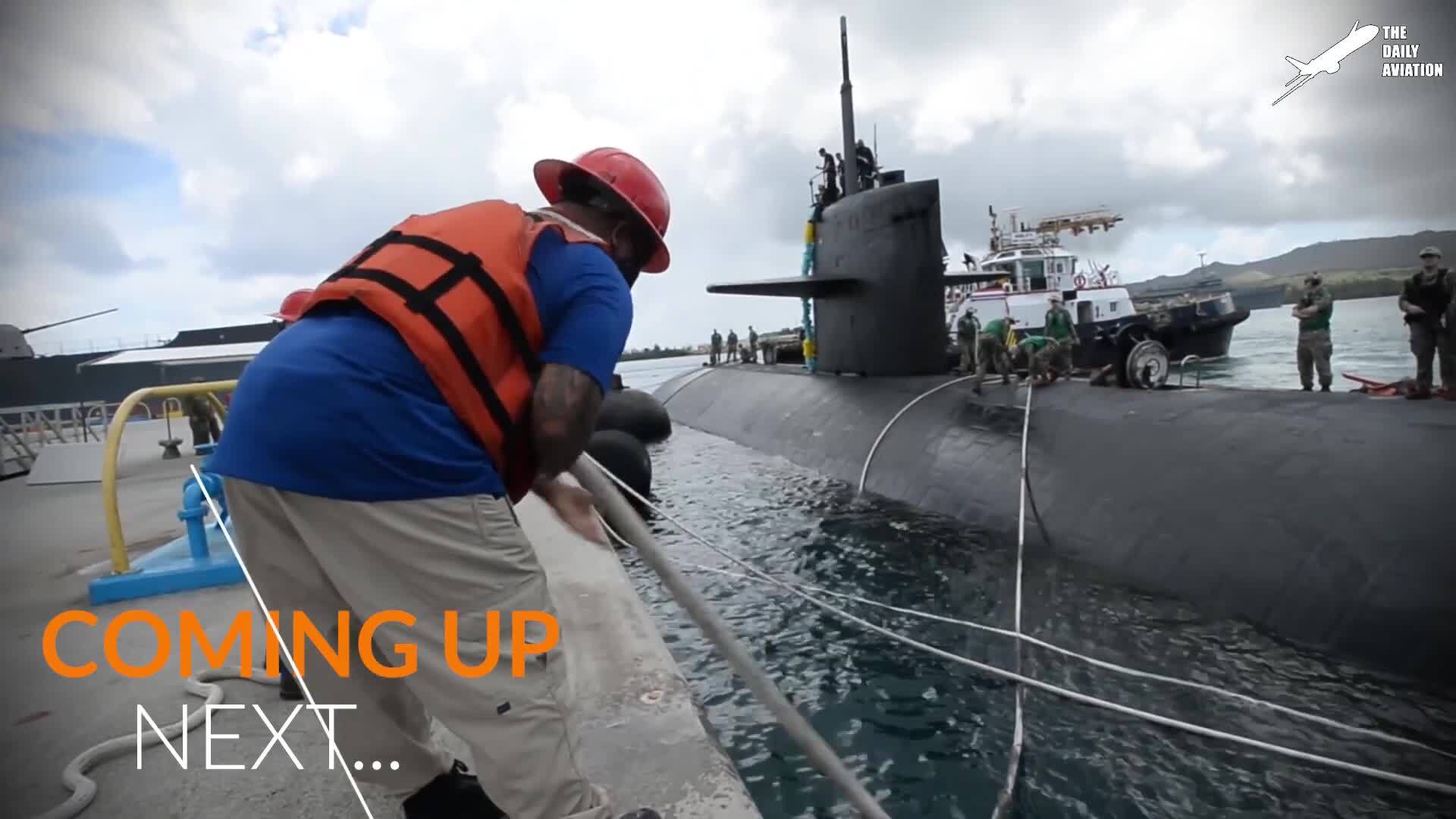 Submarine valued at $3 billion returns to the US after months submerged