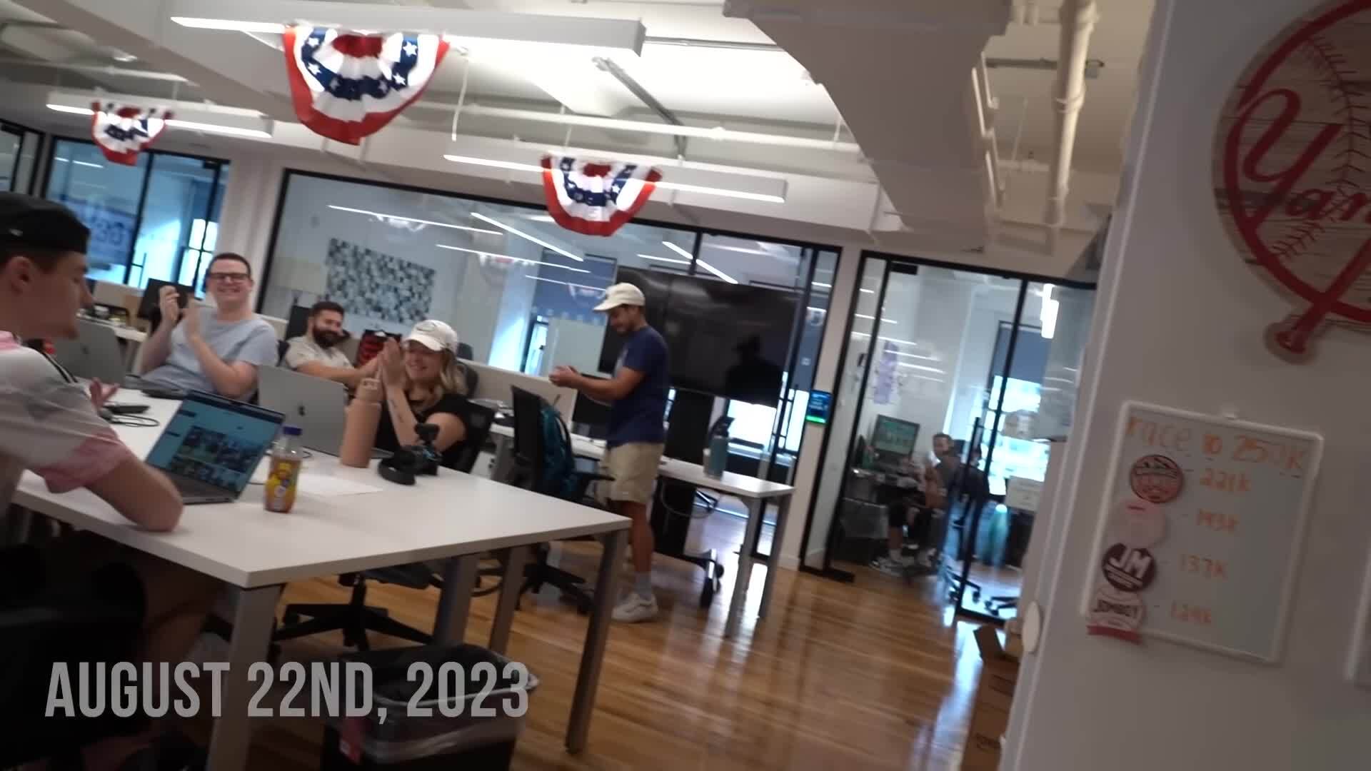 Aaron Boone visits the Jomboy Media office! | Office Vlog 149