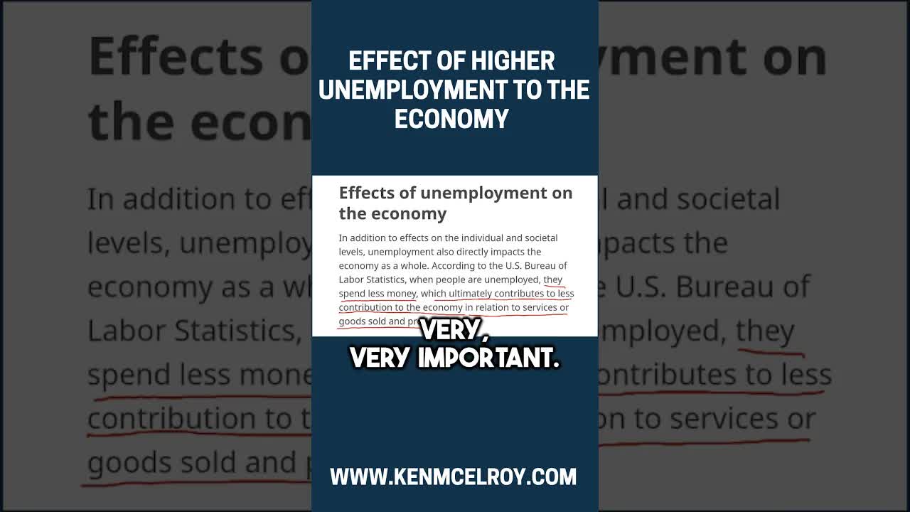 unemployment effects on the economy explained