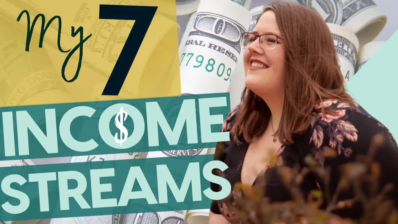 My 7 income streams, passive money strategies + how to make money online!
