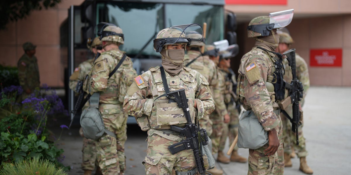 U.S. Military Preparing For National Guard Activation In Washington D.C ...