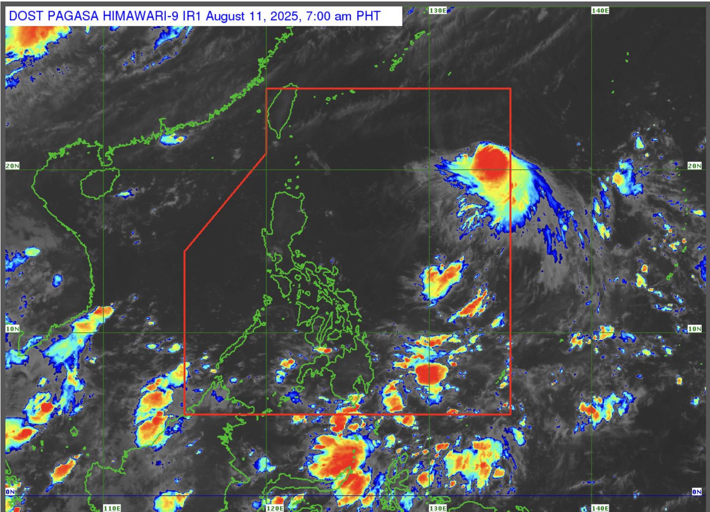 Fair Monday weather PH-wide; Signal No.1 in Batanes possible due to Gorio