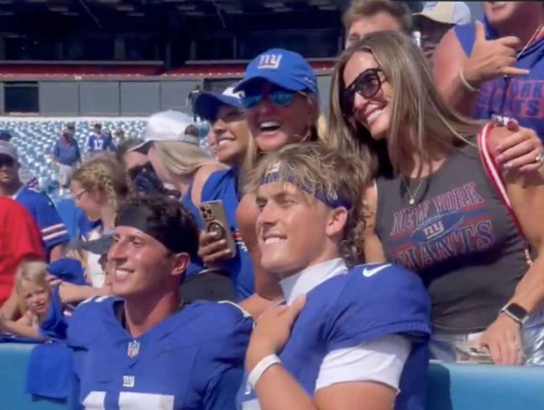 Jaxson Dart's Mom Goes Viral During Son's Big Day Sunday