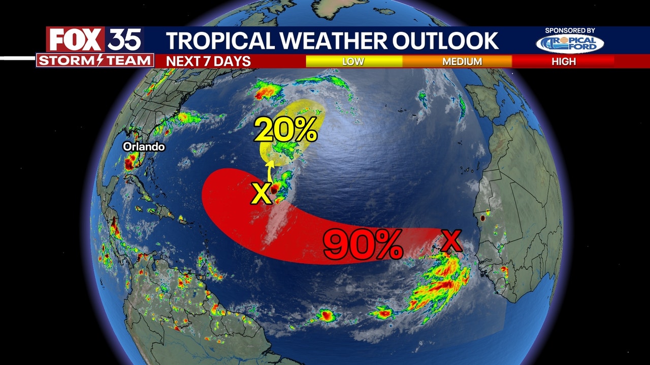 Invest 97L: Tropical disturbance near depression status in eastern ...