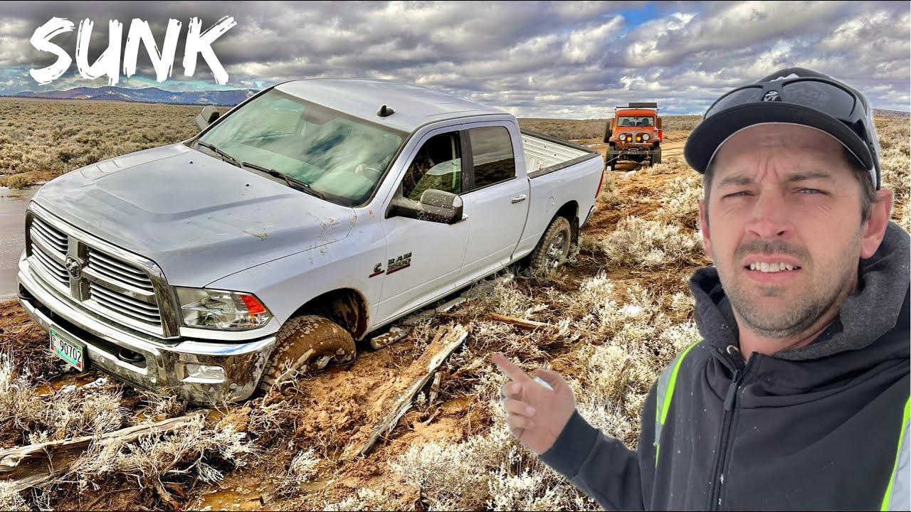 Buried and stuck in the wilderness