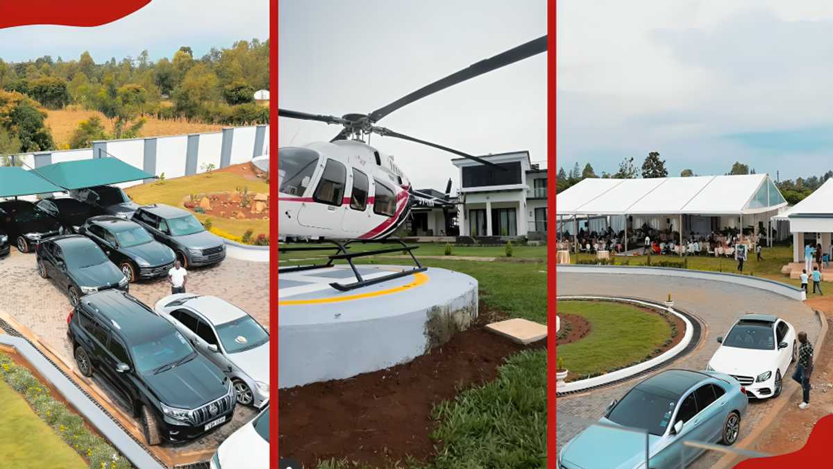 Influential Luo man opens lavish mansion in style, guests arrive in ...