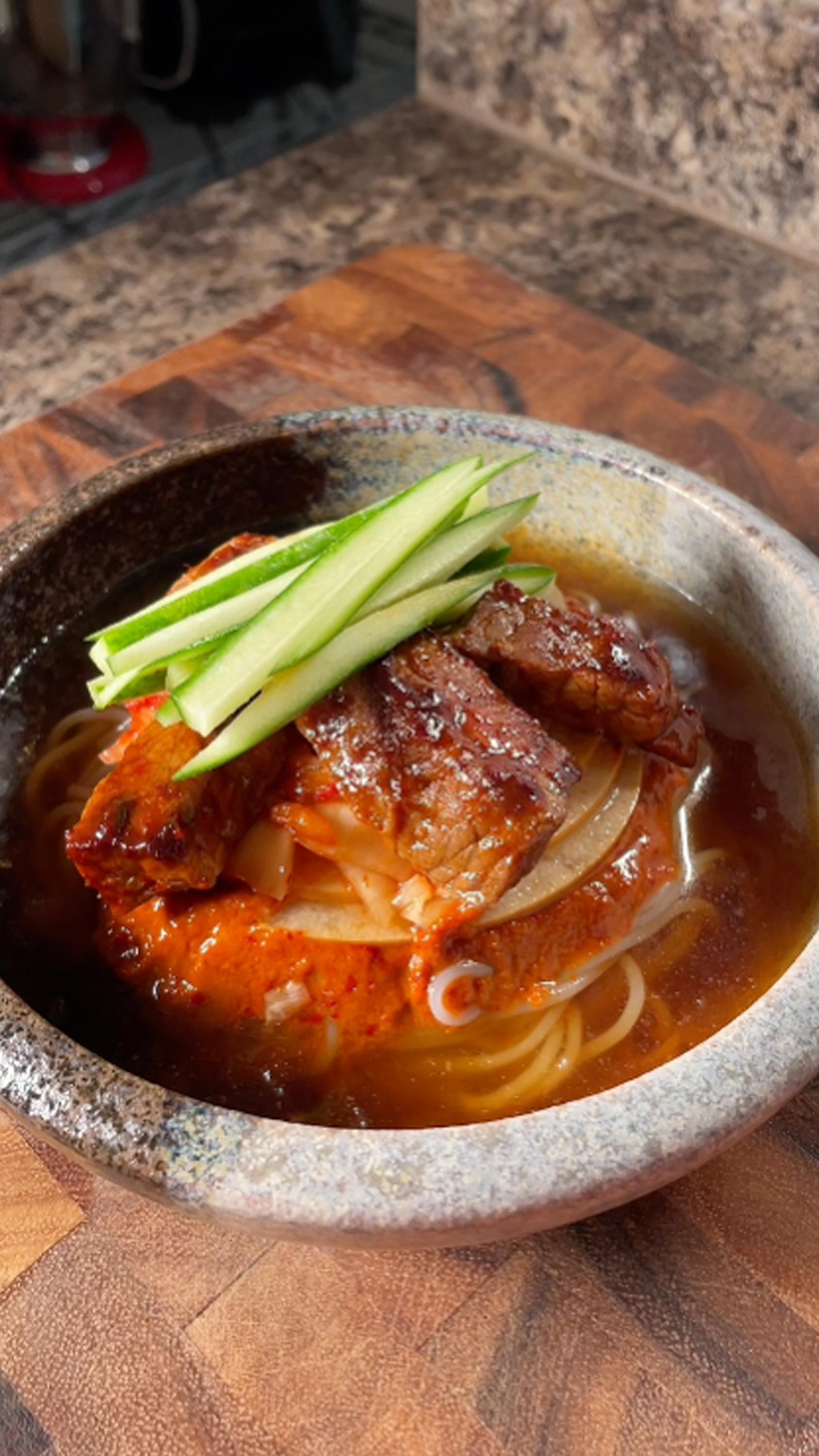 Naengmyeon (Korean Cold Noodles)