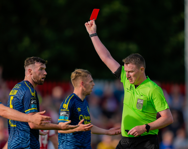 Contentious McClean red card crucial in Pat's victory over Sligo Rovers