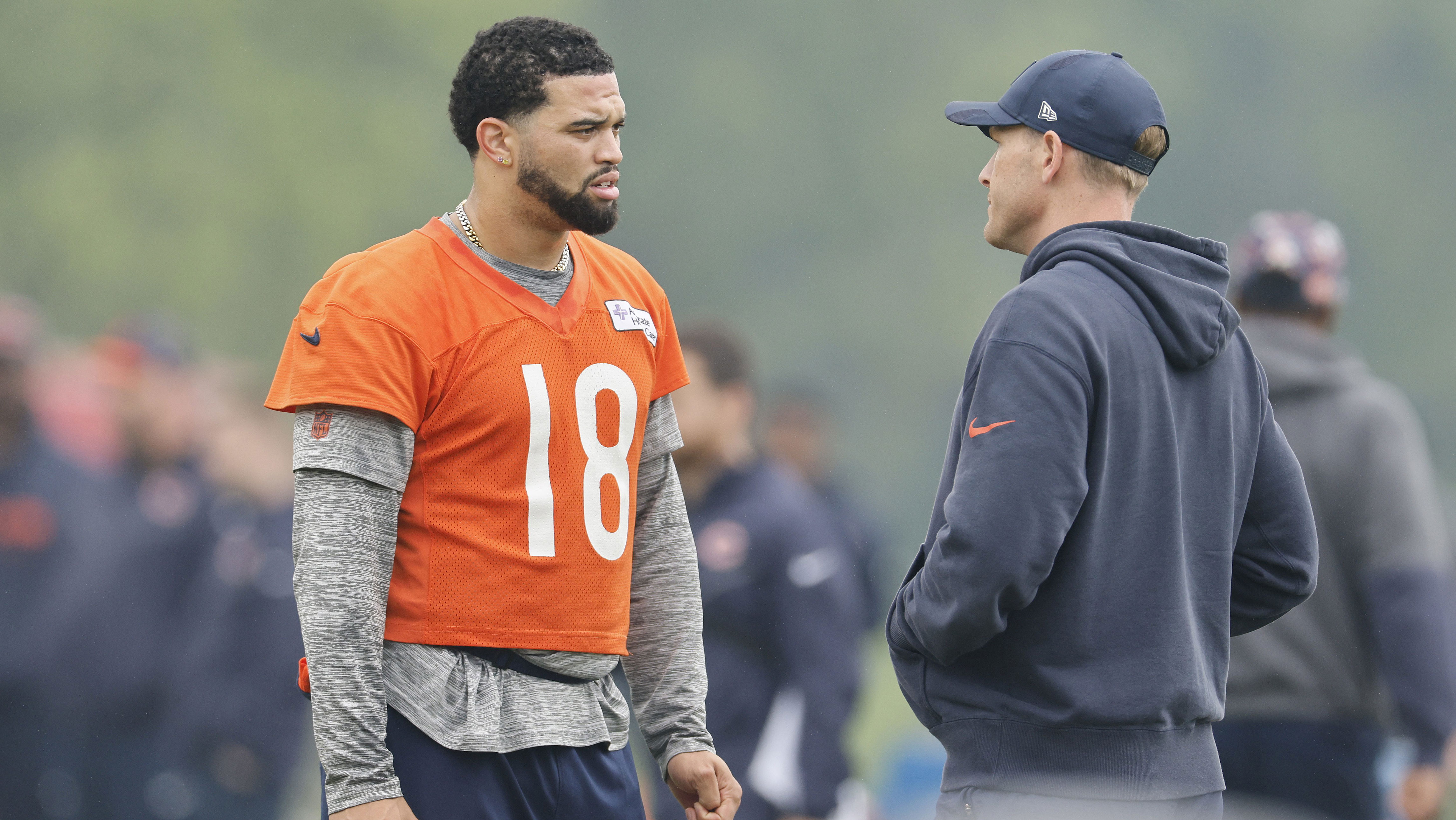 Mike McDaniel Channels Roman Philosopher to Evaluate Ben Johnson-Caleb ...