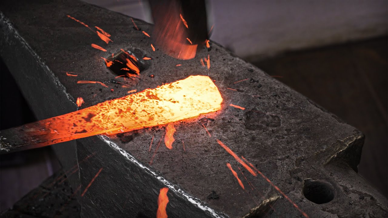 I forged a skew chisel from scrap steel 🔨