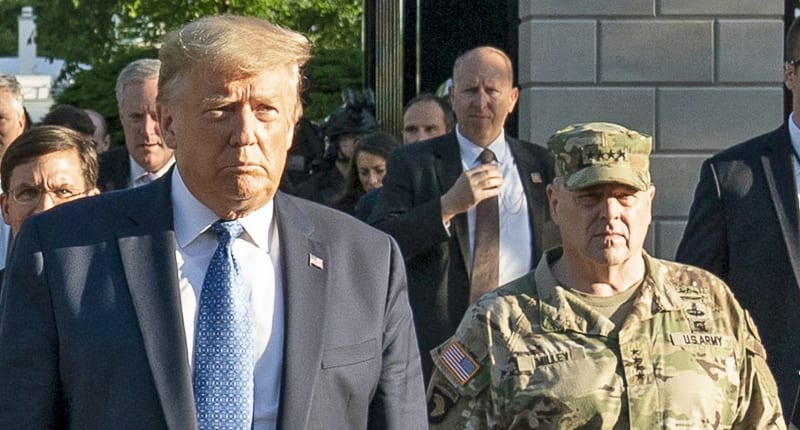 'Moral rot': Retired military leaders take on Trump's 'failing empire'