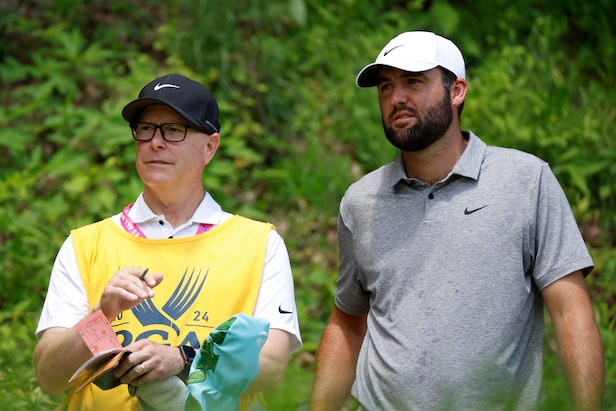 Scottie Scheffler without Ted Scott, is using substitute caddie for final-round in Memphis