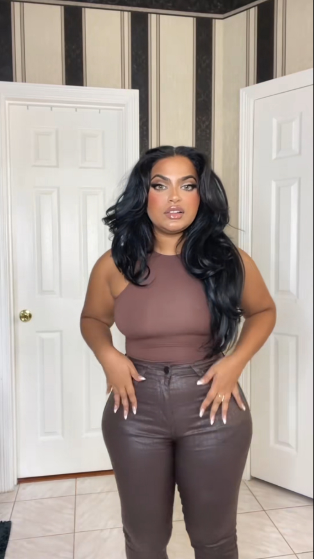 Sleek And Stylish Bodysuit Look