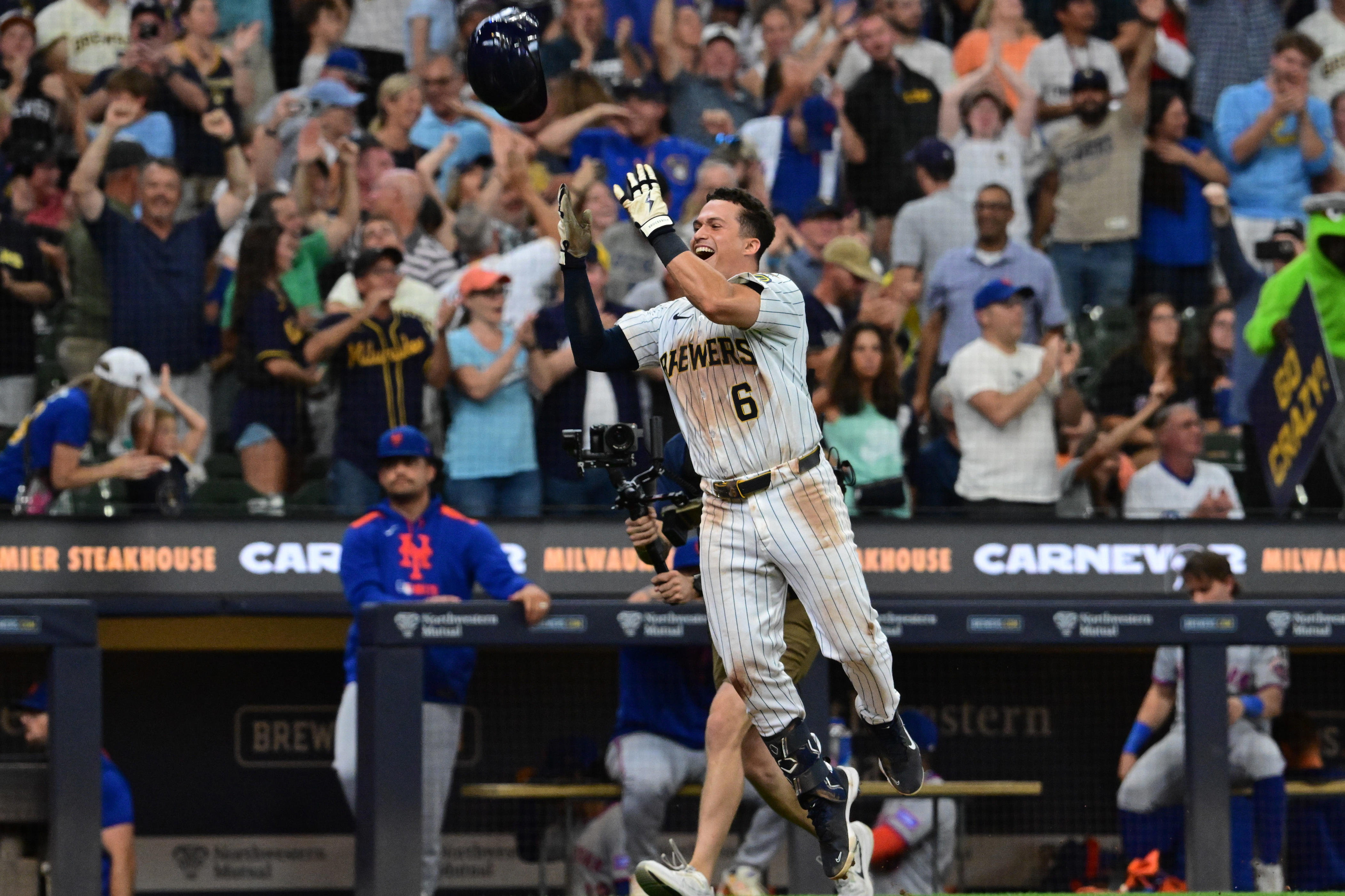 Brewers 7, Mets 6: Isaac Collins' walk-off home run caps another ...