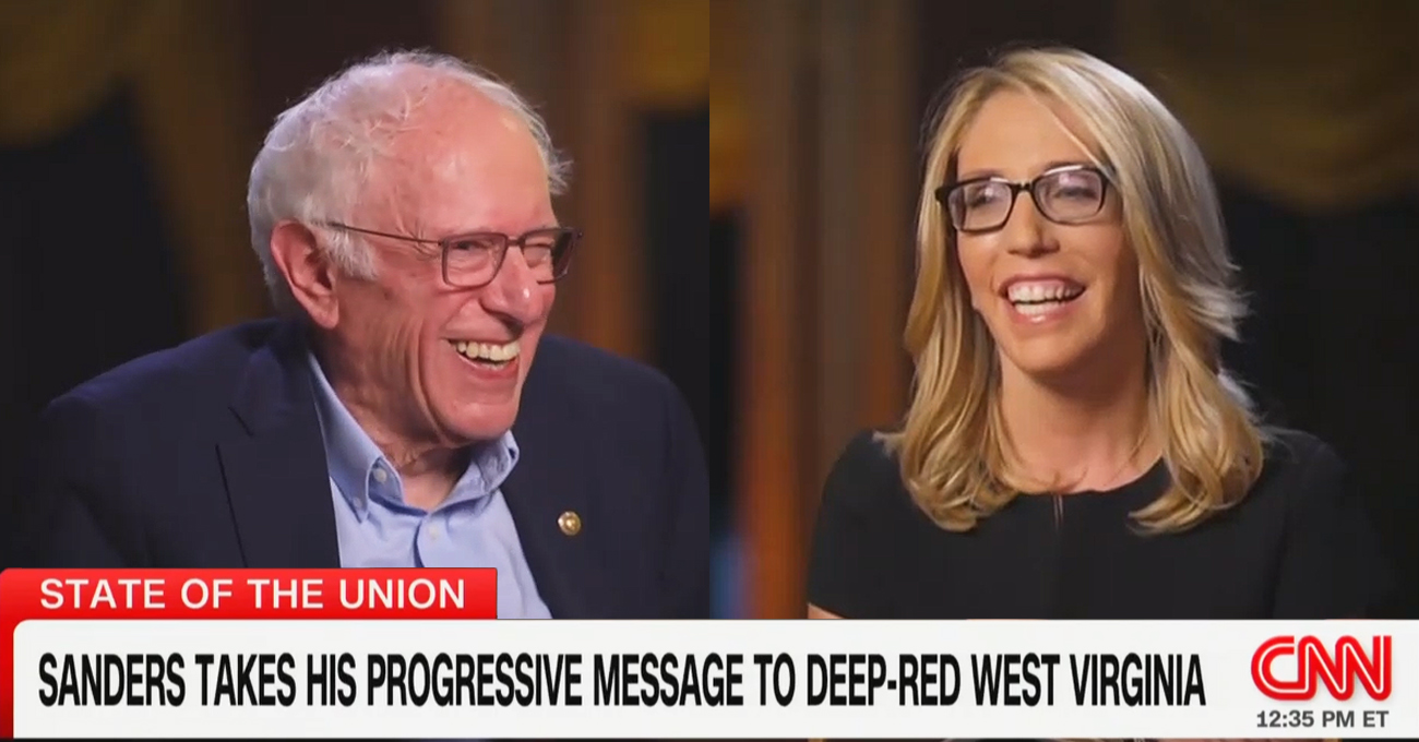 Dana Bash Gushes to ‘Widely Admired’ Bernie Sanders Over His ‘Vigor and ...