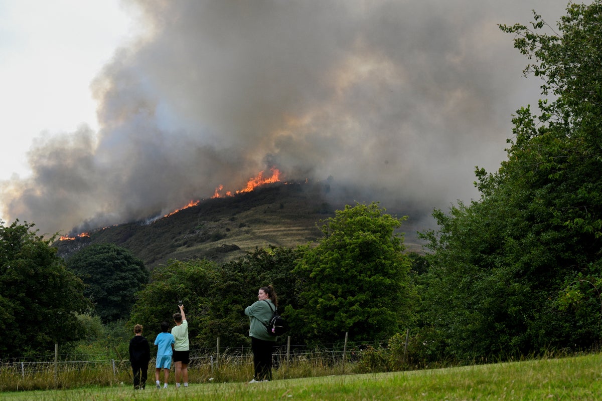 Arthur’s Seat fire live: Human activity ‘almost certainly’ the cause of ...