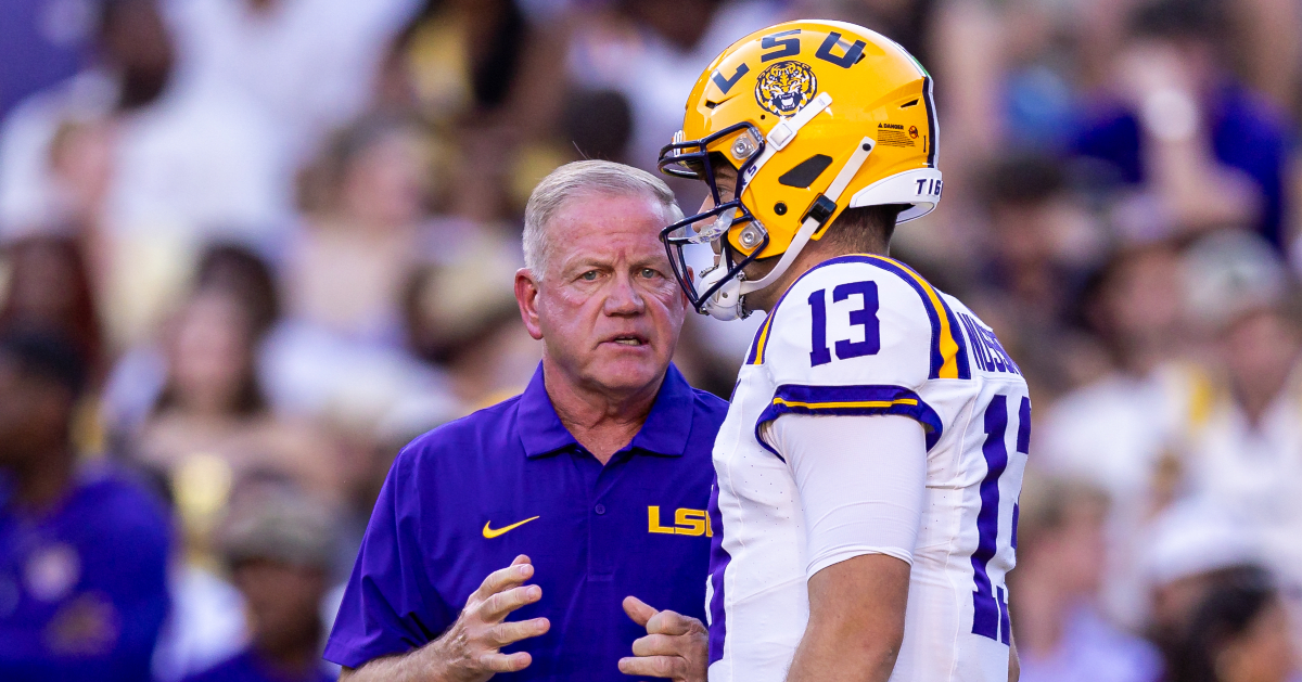 Where does CBS Sports have LSU ranked entering the year?
