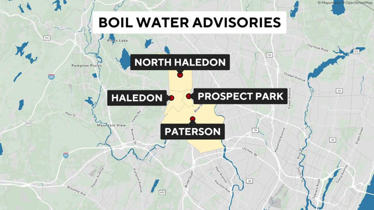 Over 185,000 New Jersey residents under boil water advisory as Paterson ...