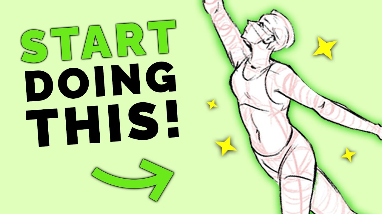 Don’t Draw Poses Like THIS – Fix Your Anatomy Fast!