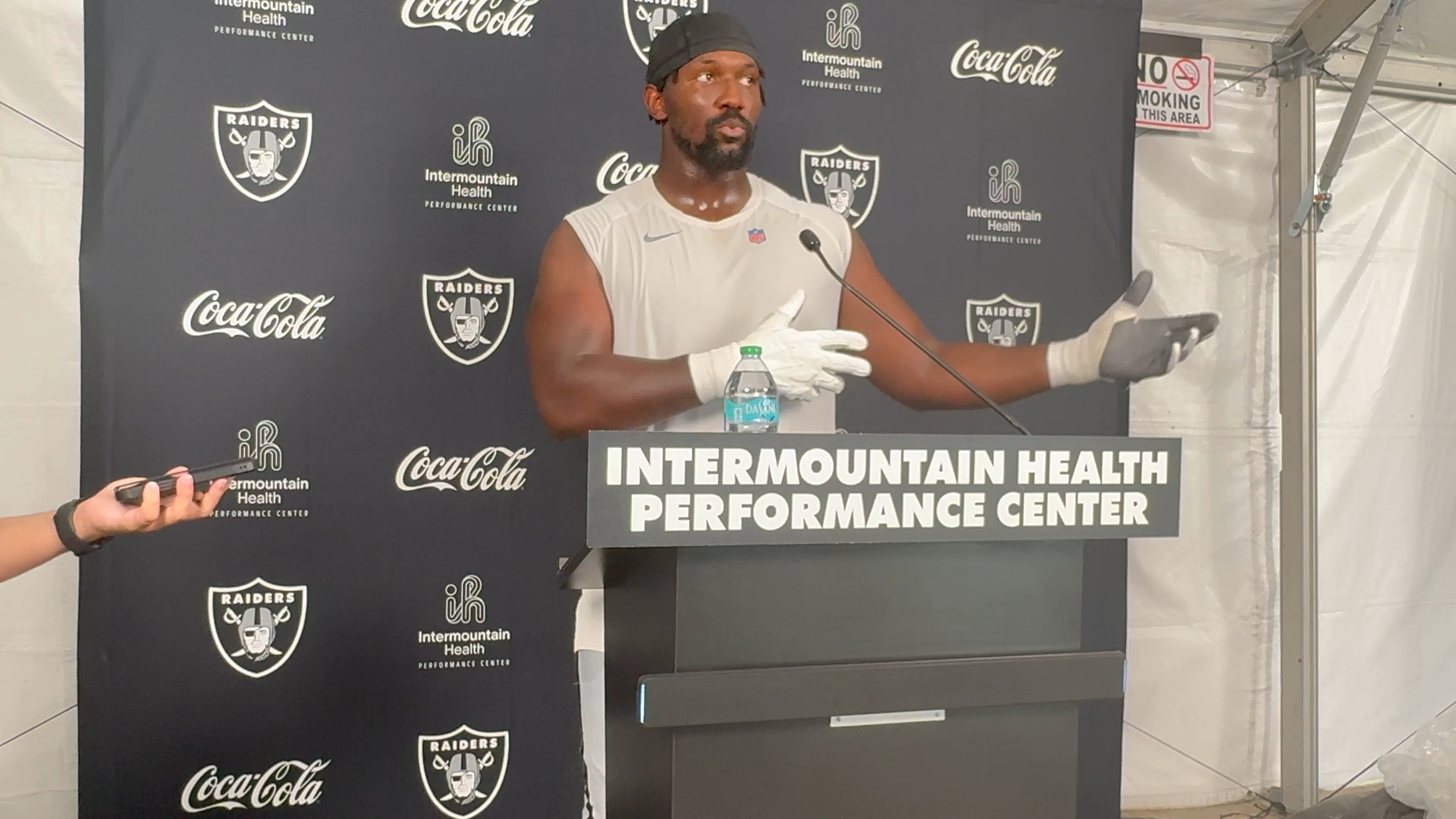 Las Vegas Raiders DT Zach Carter on the First Live Game