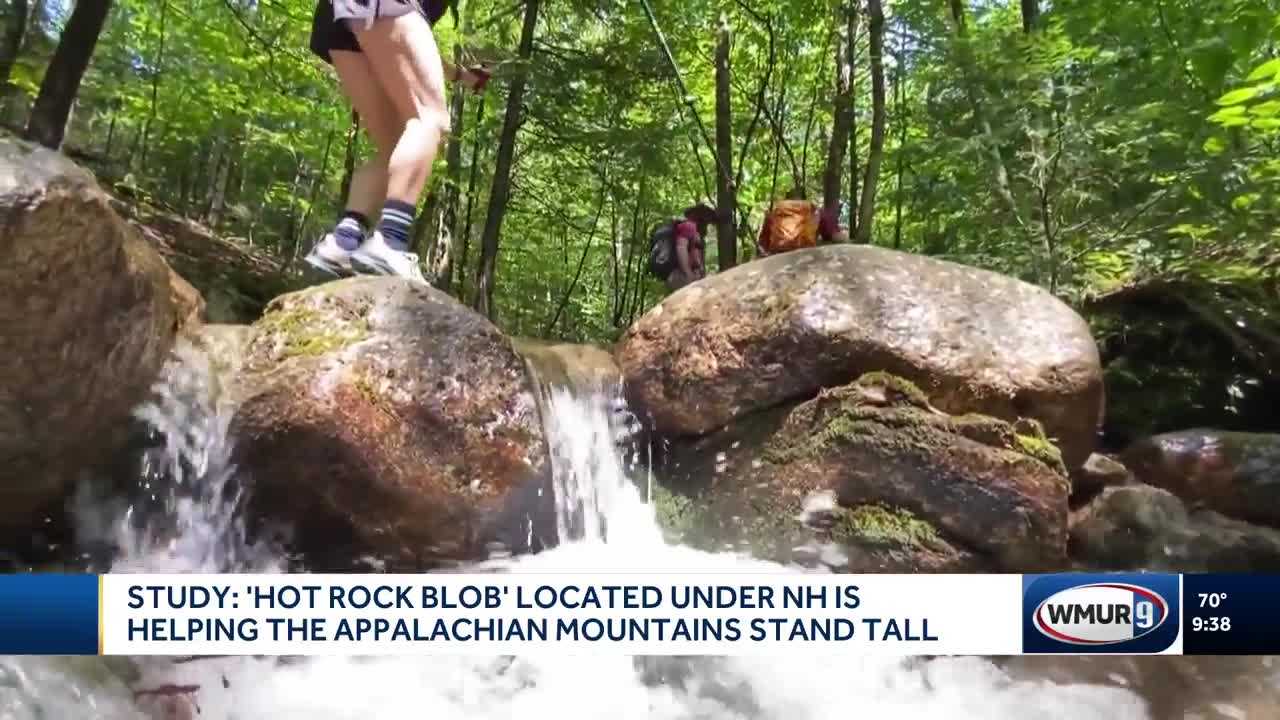 'Hot rock blob' under NH helps keep Appalachian Mountains standing ...