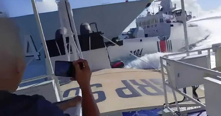 Dangerous Maneuvers During Chase of Philippine Vessel Lead to Collision ...