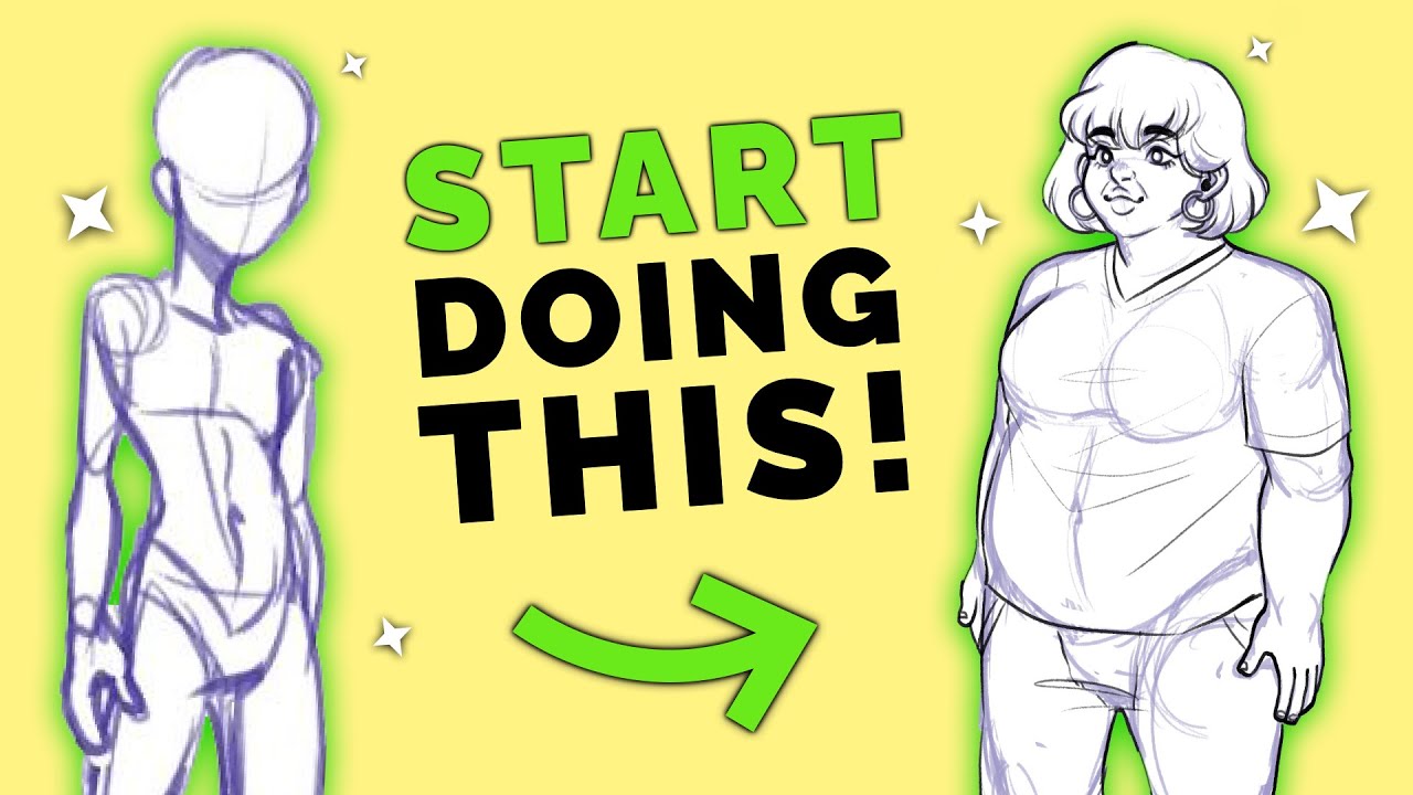 Don’t Draw Body Types Like THIS – Avoid These Common Mistakes!