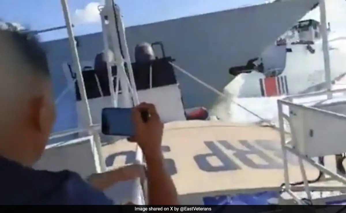 Watch: Two Chinese Vessels Collide During Philippine Boat Chase In ...