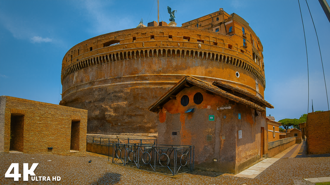 Castel Sant’Angelo i Roma – En historisk vandring i 4K