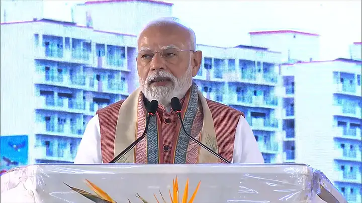 PM Modi Inaugurates 184 Flats For MPs In Delhi With 5,000 Sq Ft Carpet ...