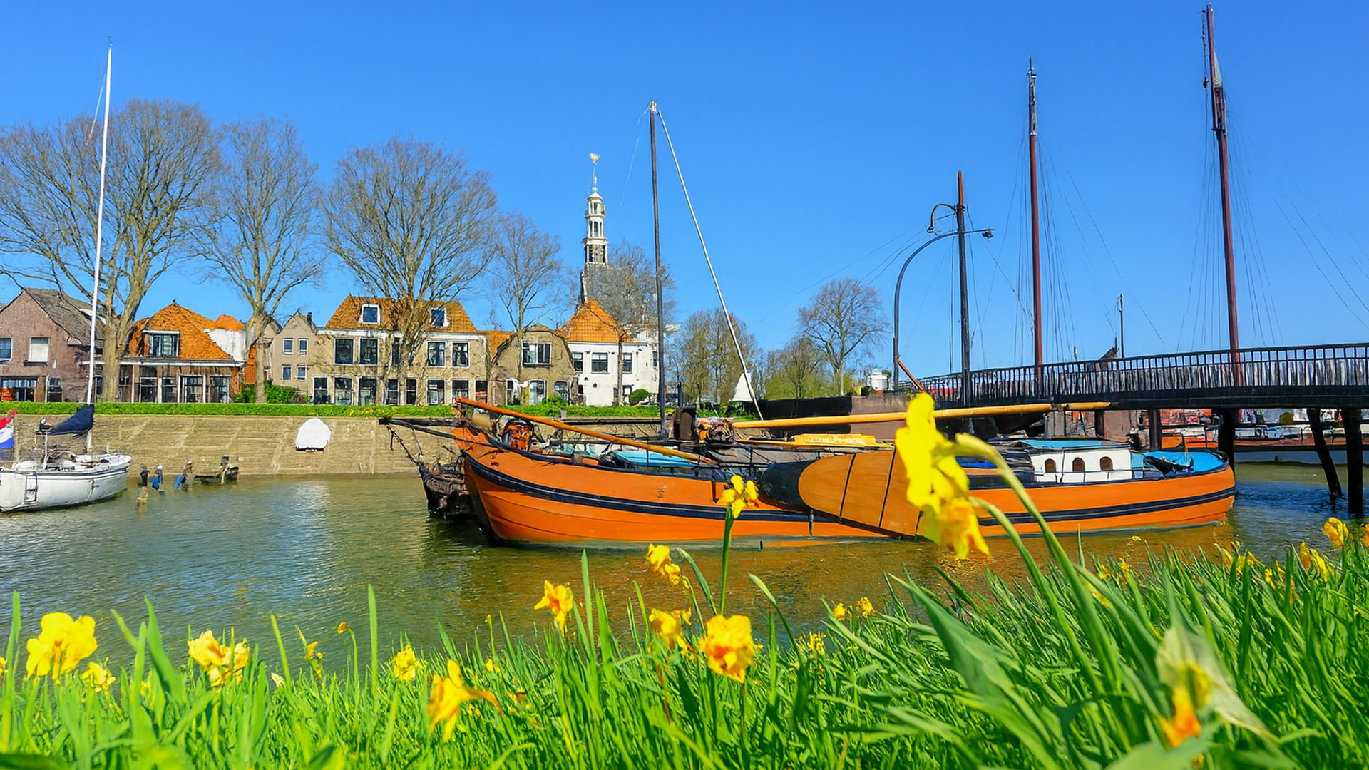 Hoorn, Nederland – Sfeervolle historische stad aan het Markermeer