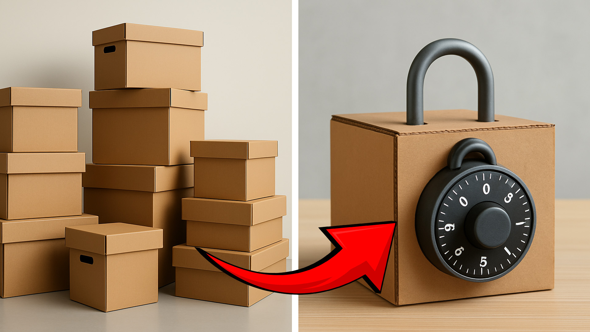 How to Make Cardboard Security Safe for Money - DIY Code Lock Box