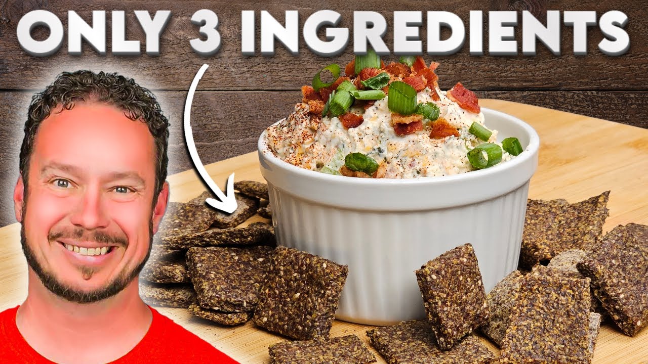 Easy 3-Ingredient Crackers with Ranch Crack Dip