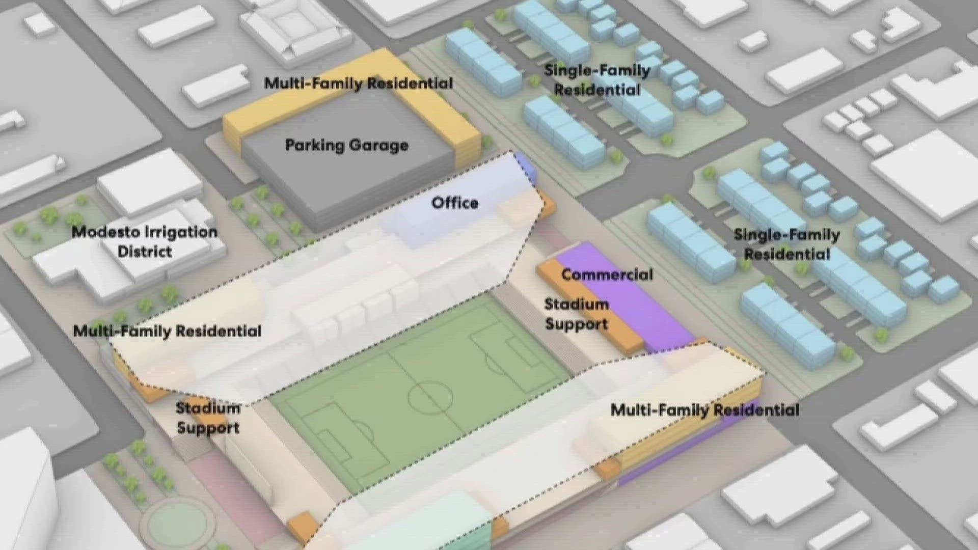 Modesto approves sites for $188M USL stadium and housing project