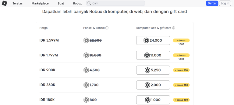 6 Cara Top Up Roblox yang Mudah, Bisa Lewat Shopee!
