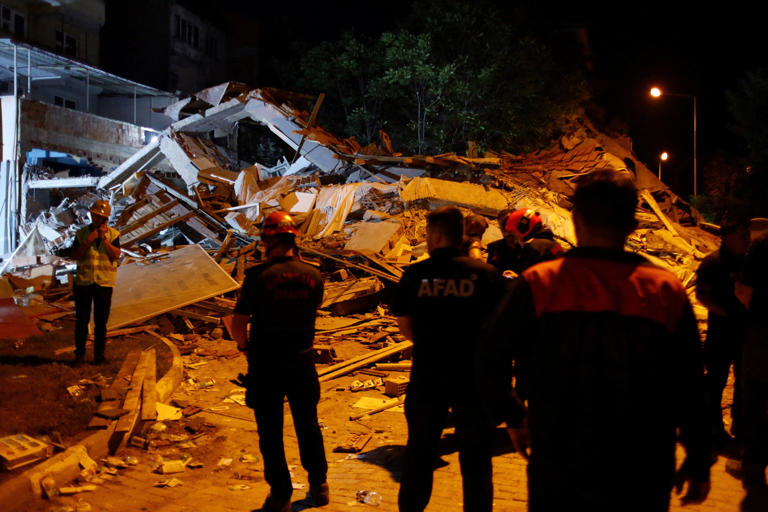 Woman dies after Turkey earthquake flattens over a dozen buildings