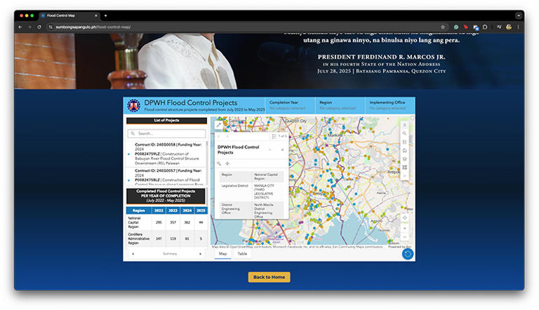 Marcos launches 'Sumbong sa Pangulo' website to track, report flood control projects. Here's how ...