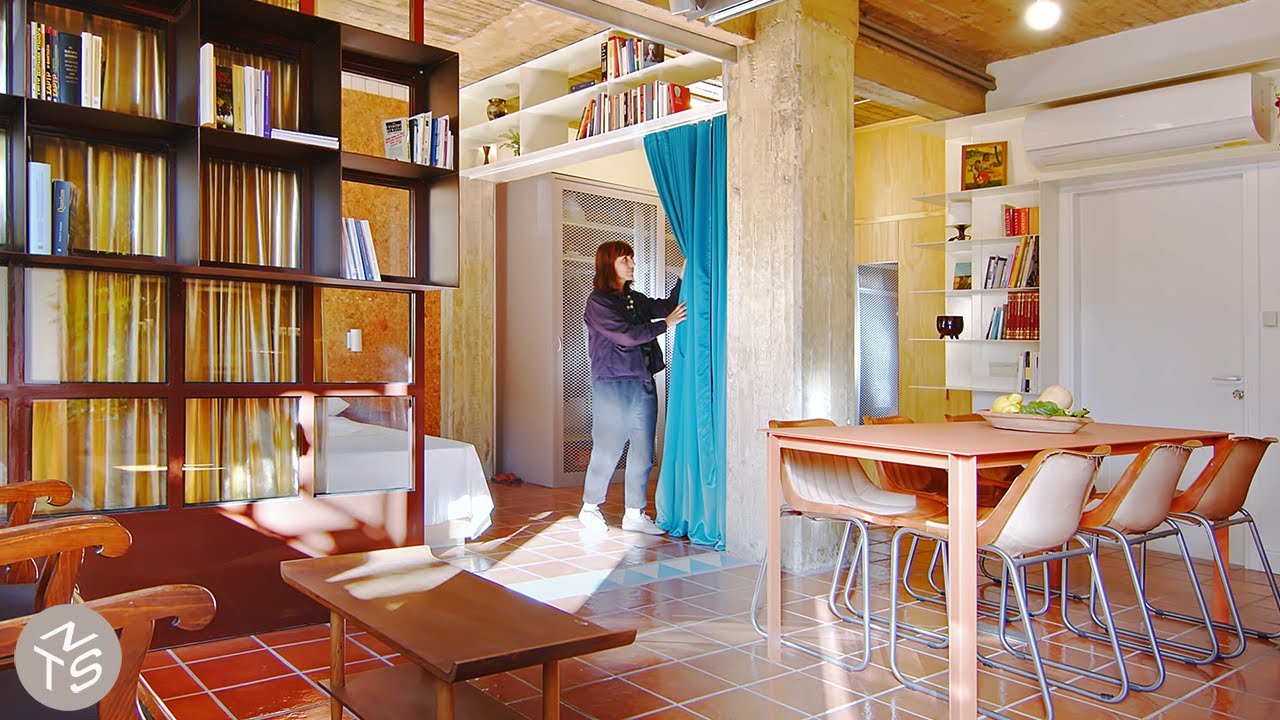 Inside a 592sqft Multigenerational Basement in Athens