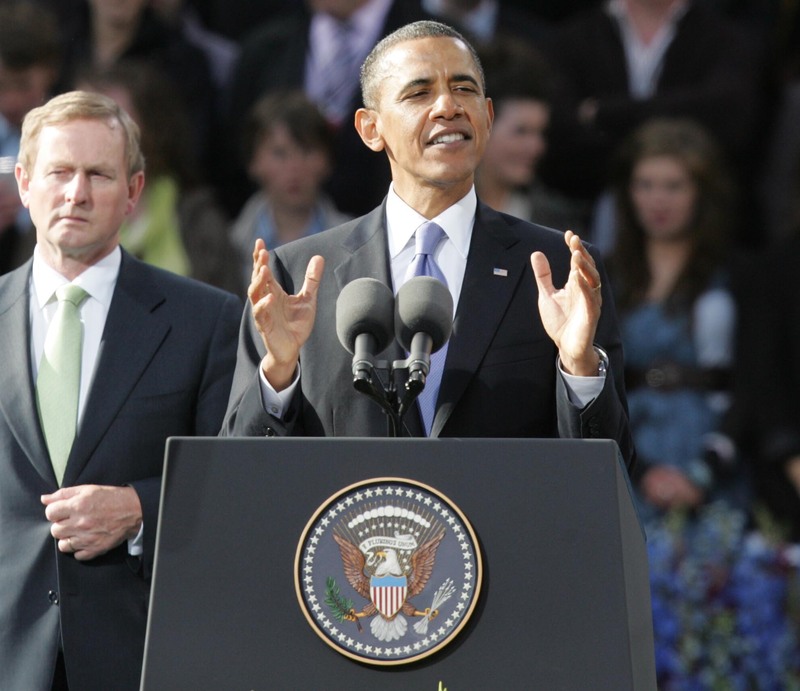 The Obamas have not RSVP'd to accept the keys of Dublin city (yet ...