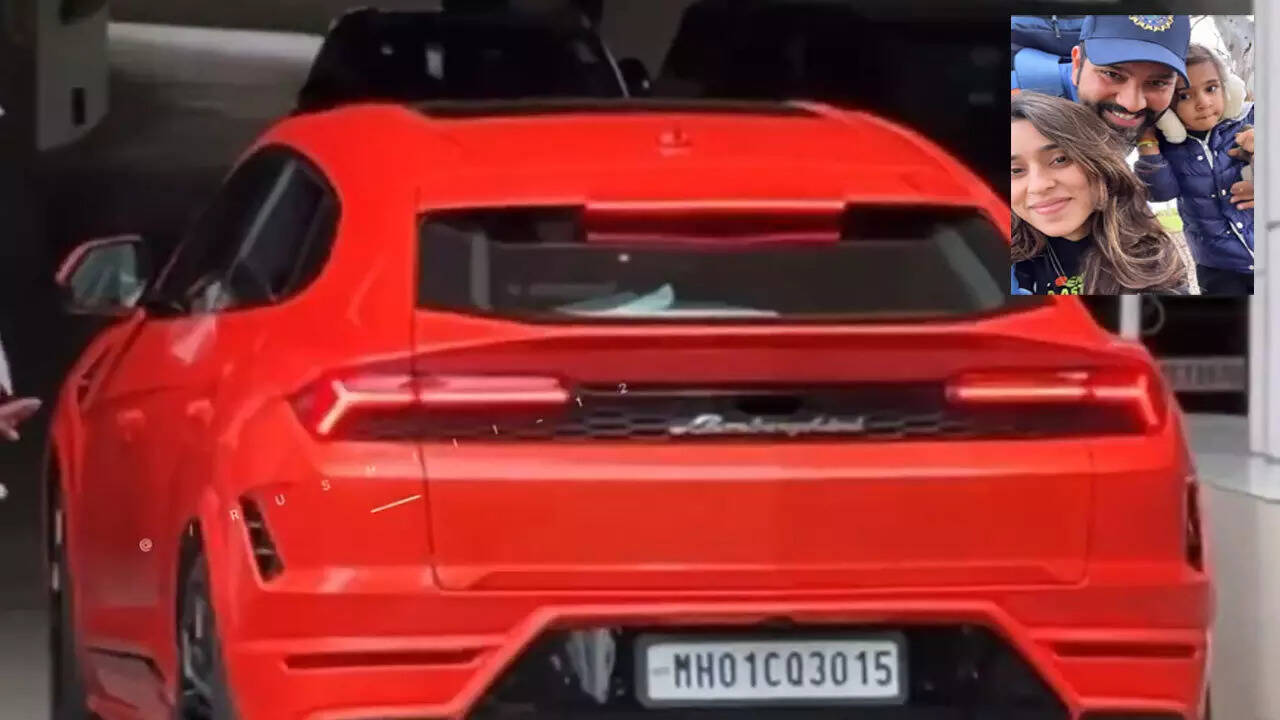 Rohit Sharma's new Lamborghini car has the number 3015 - Here's why
