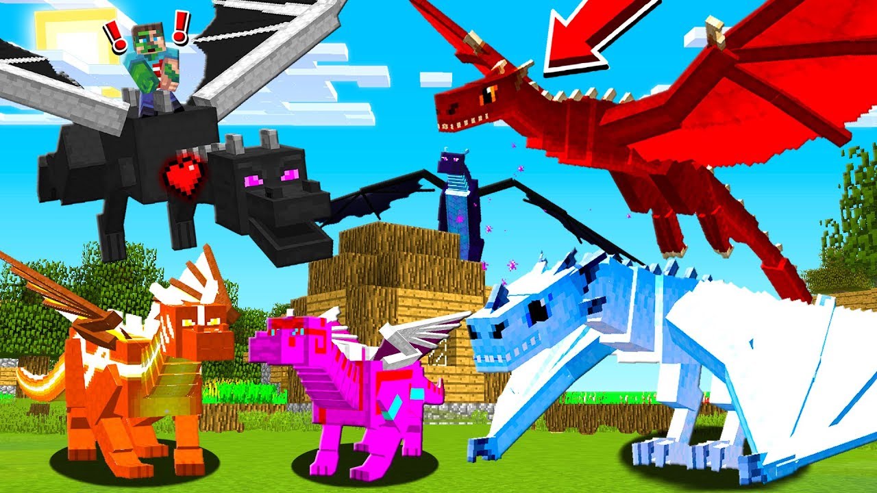 THE BIGGEST AND STRONGEST MINECRAFT DRAGON!