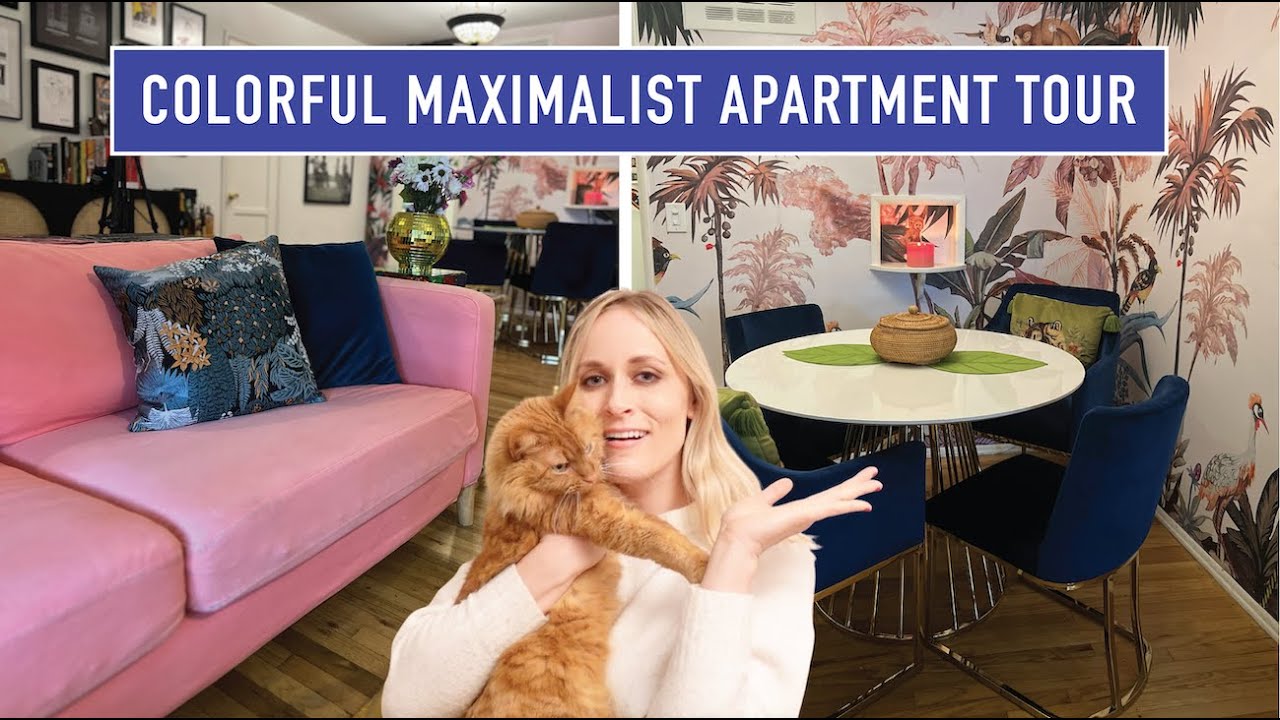 Step inside a bold maximalist apartment bursting with color